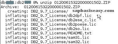 How to install SAP DB2 License - SAP Basis Easy