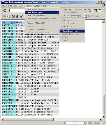 How to create SAP device type - SAP Basis Easy